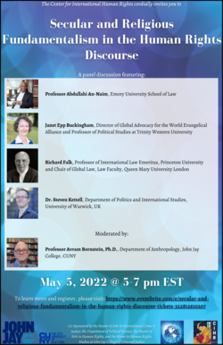 Ankündigung Online-Sonderveranstaltung: Secular and Religious ...